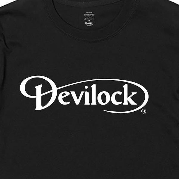DEVILOCK デビロック「DAIMLER & VECTOR TEE」半袖Tシャツ ビッグ 黒白 ブラックホワイト ロゴ バックプリント スカル メンズレディース Rogia ...