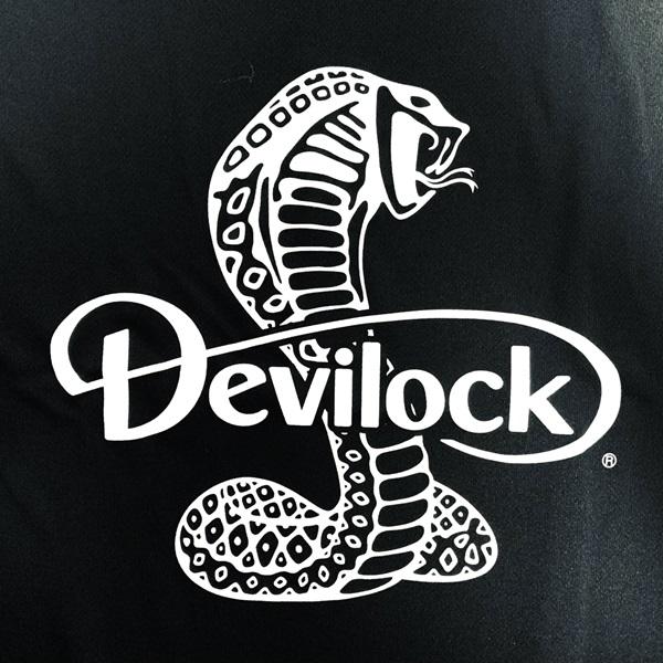 DEVILOCK デビロック「COBRA DRY TEE」半袖ドライTシャツ 速乾 涼しい オーバーサイズ ビッグ BIG コブラ 蛇 ヘビ スネーク 黒 ブラック メンズレディース ...