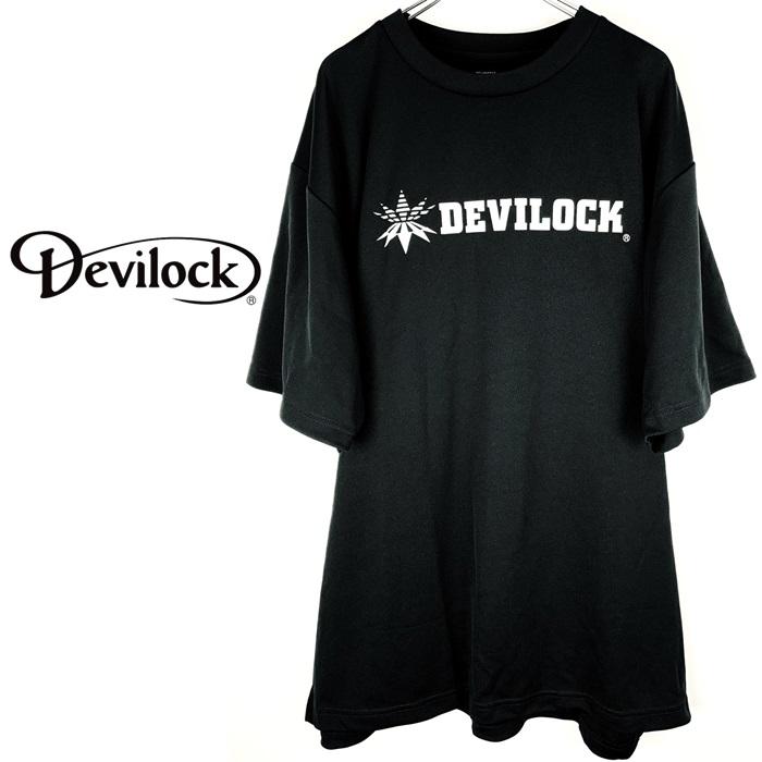 DEVILOCK デビロック「VECTOR DRY TEE」半袖ドライTシャツ 速乾 涼しい オーバーサイズ ビッグ BIG スポーツウェア 黒 ブラック メンズレディース Rogia ...