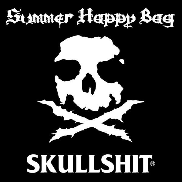 SKULL SHIT SKULLSHIT スカルシット「SUMMER HAPPY BAG ミニ福袋」数量限定 総額約1万9千円 詰め合わせセット 長袖 半袖 Tシャツ ワッペン ドクロ バンド ...