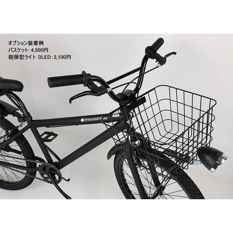 【1週間前後でお届け！！】【マットブラック】fivecard-bike トランプBMX 20インチ【ハイライズBMXハンドル】ビーチクルーザー :19fivtrp20mbkst02:ジャック ...