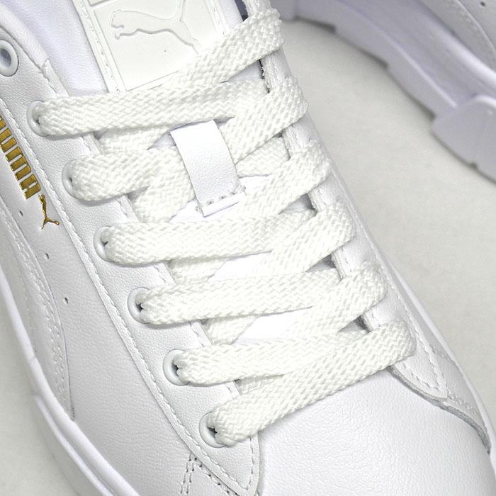 PUMA MAYZE CLASSIC W 384209-01[プーマ メイズ クラシック ウィメンズ 白][スニーカー/レディース/レザー ...