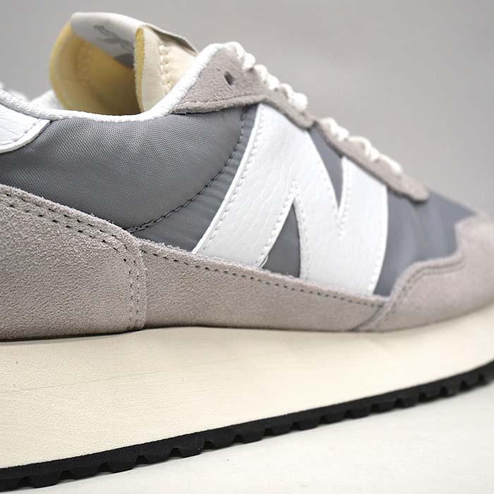New Balance NEW BALANCE MS237RCS[ニューバランス 237 スニーカー][メンズ/レディース/スニーカー/グレー白ベージュ/スエード/ナイロン/靴/2022秋冬 ...