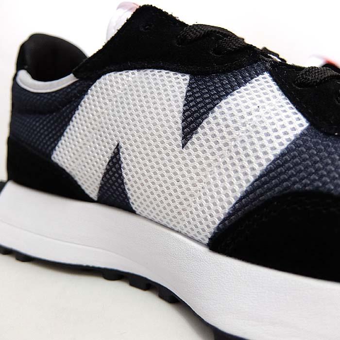 New Balance（ニューバランス） NEW BALANCE MS327BC[ニューバランス 327][メンズ/スニーカー/黒白/スエード ...