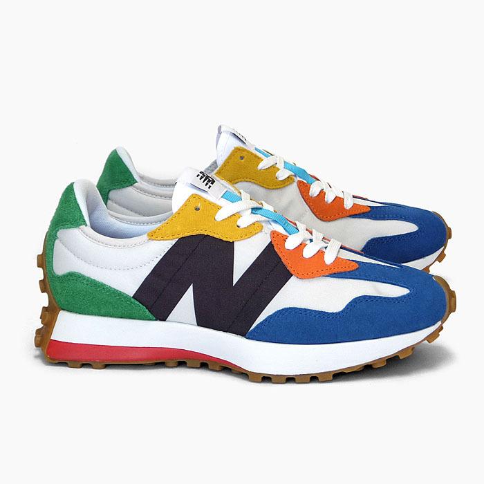 New Balance 【並行輸入品】NEW BALANCE MS327PBA[ニューバランス 327][メンズ/スニーカー/青白マルチカラー ...
