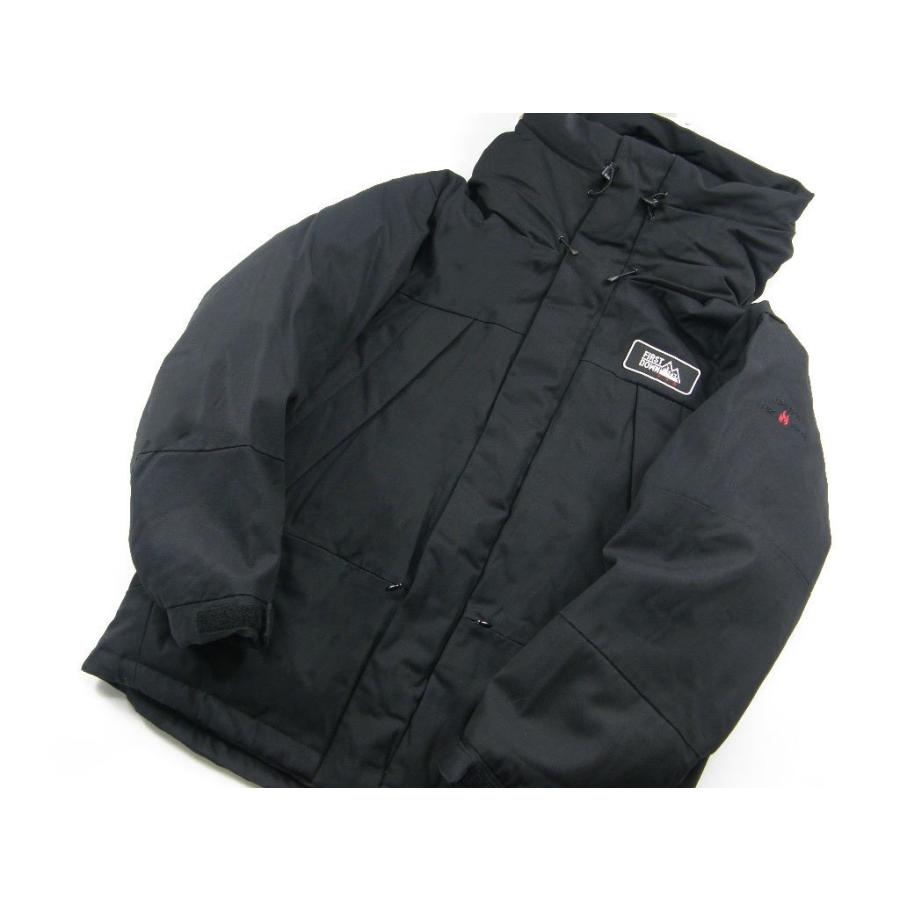 FIRST DOWN FREAK'S STORE × Orange / フリークスストア ファーストダウン オレンジ 難燃 ダウン ダウンジャケット ダウンパーカー 別注 ブラック ...