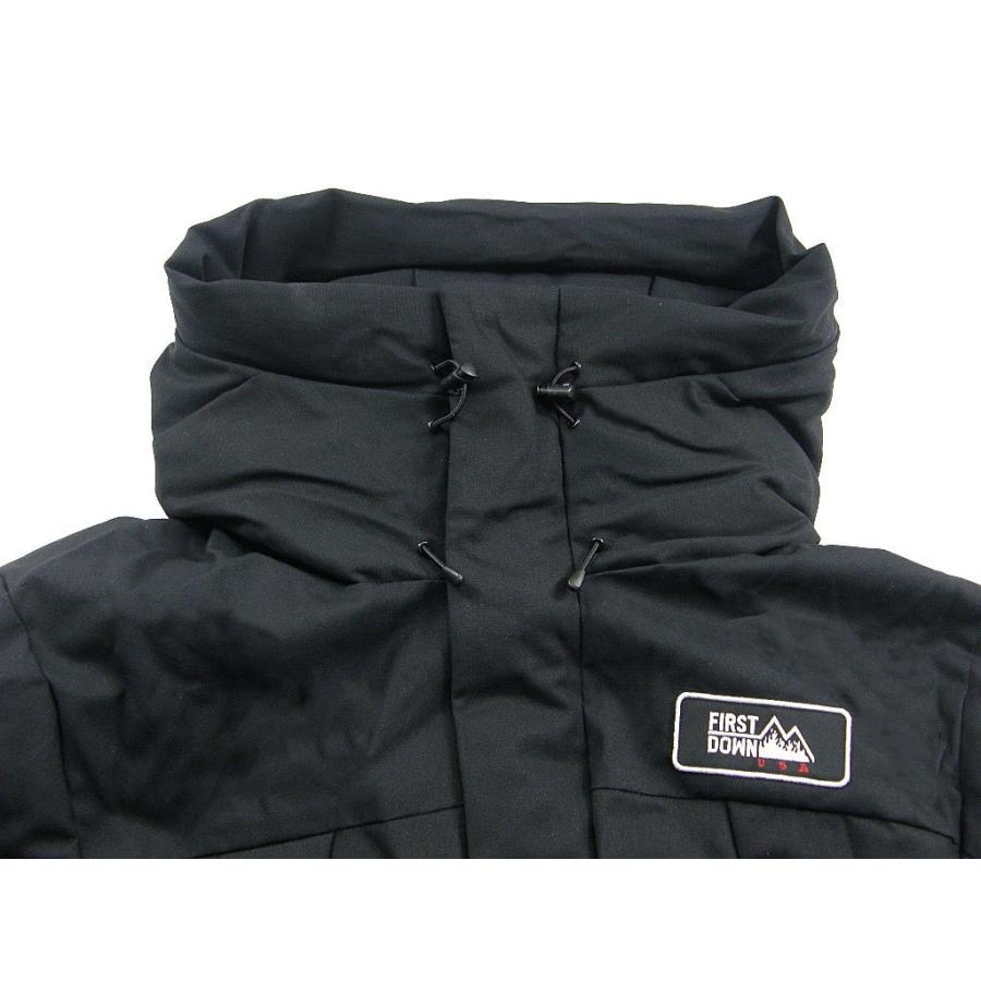 FREAK'S STORE × FIRST DOWN × Orange / フリークスストア × ファーストダウン × オレンジ 難燃 ダウン ダウンジャケット ダウンパーカー 別注 ブラック ...