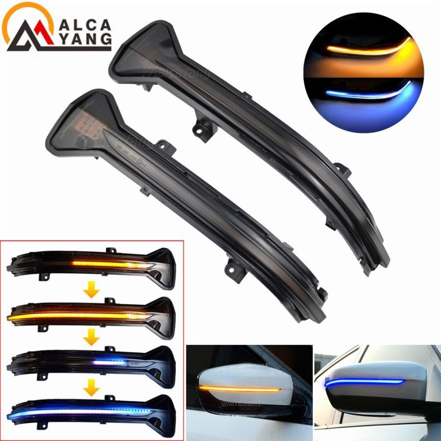 2x シーケンシャル ウィンカー BMW 5 6 7 8 3 シリーズ G38 G30 G31 G11 G12 G14 G15 G20 M5 LED ウィンカー サイド リア サイド ミラー ...