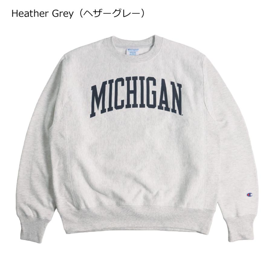 Champion UNIVERSITY OF MICHIGAN オフィシャル クルーネック Champion UNIVERSITY OF MICHIGAN オフィシャル クルーネック