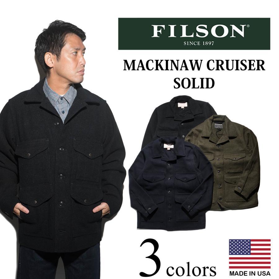 フィルソン FILSON ウールコート マッキーノ クルーザー ｜ ウールジャケット メンズ 定番 アメリカ製 MACKINAW ...