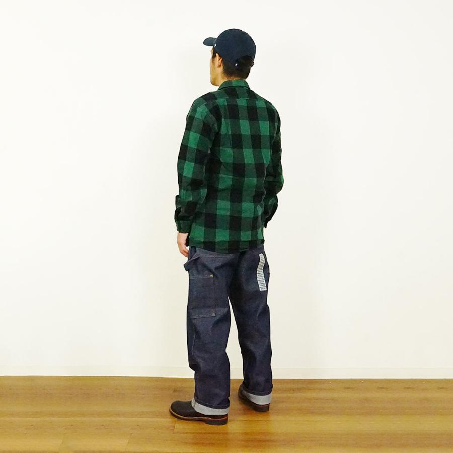 KEY キー ダブルフロント デニム ロガー ダンガリー パンツ447 KEY キー ダブルフロント デニム ロガー ダンガリー パンツ447