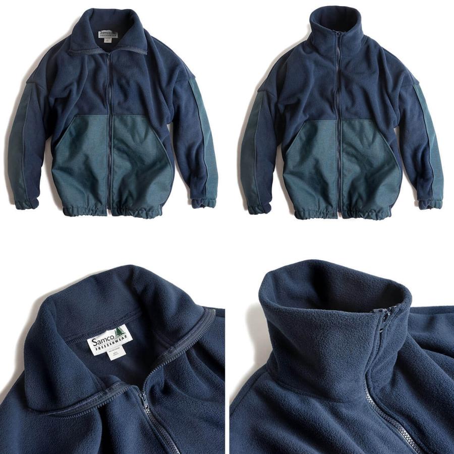 Samco Freezerwear サムコフリーザーウエア 160J フリース コーデュラ ジャケット ネイビー メンズ S-XXL フリース ...