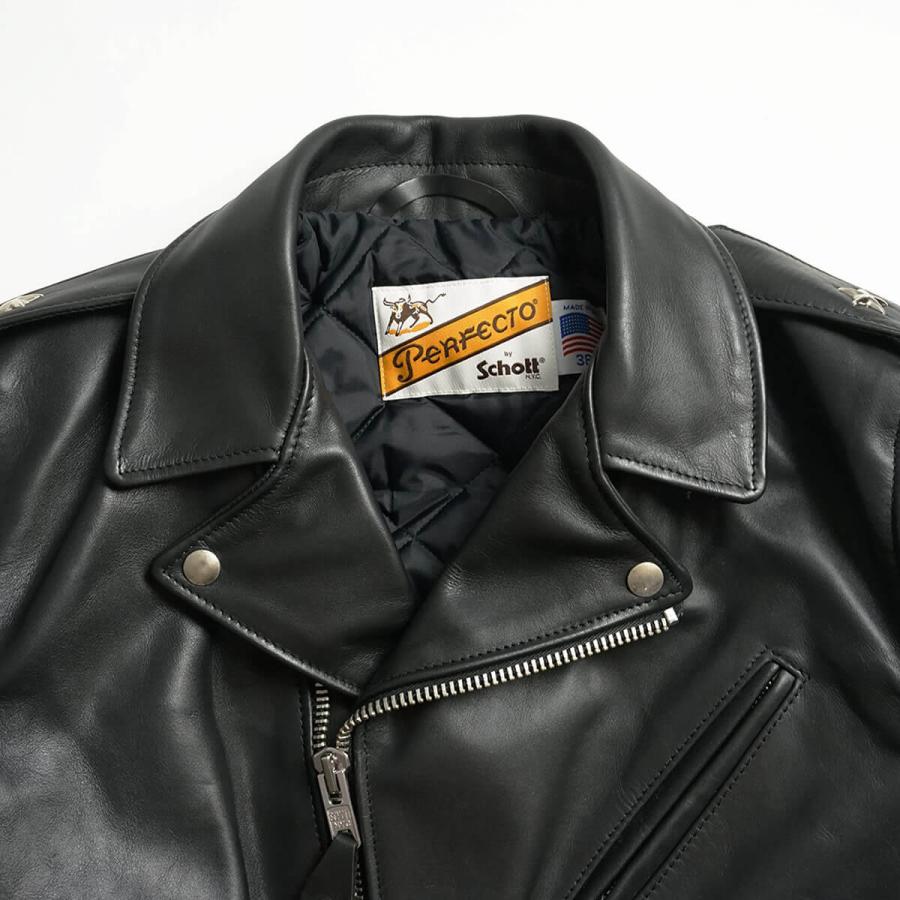 ショット SCHOTT 613 ダブルライダース ブラック MADE IN USA ｜ ライダース メンズ レザージャケット アメリカ製 ...