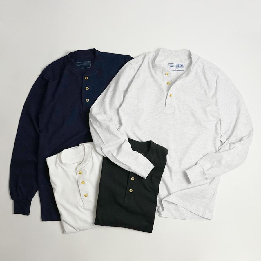 UNION LINE ユニオンライン 長袖 ヘンリーネック Tシャツ メンズ S-XXL 10667 アメリカ製 米国製 ロンT 6.2オンス ...