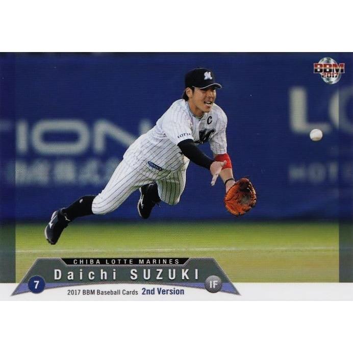 422 【鈴木大地/千葉ロッテマリーンズ】2017BBMベースボールカード 2nd