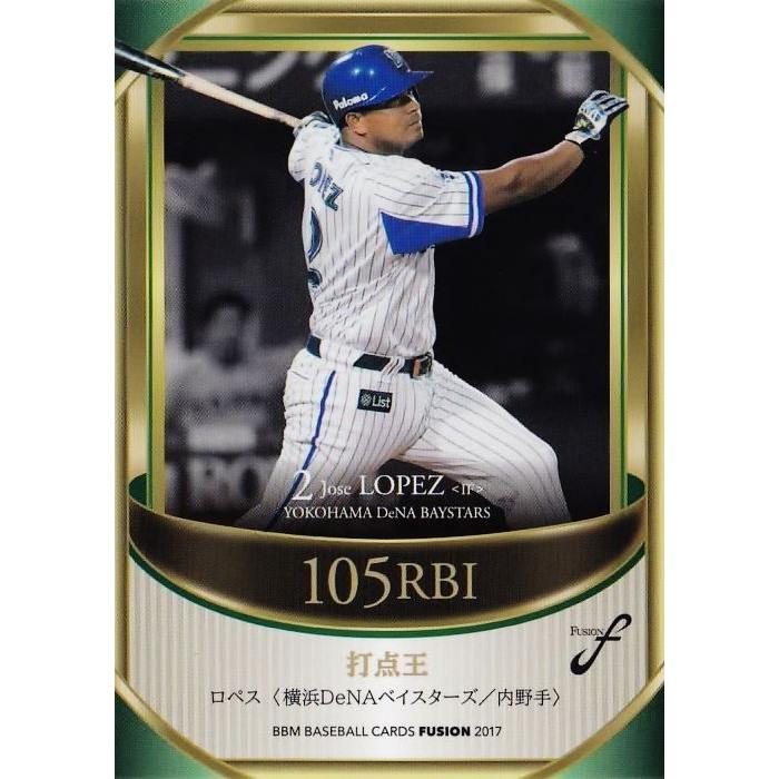108 【ロペス/横浜DeNAベイスターズ】2017BBM FUSION レギュラー [タイトルホルダー/打点王] : スポーツカード ジャンバラヤ - 通販 - Yahoo!ショッピング