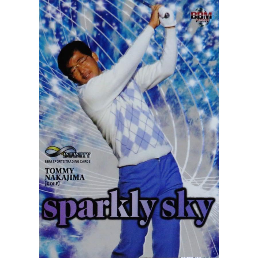 SS08 【中嶋常幸/ゴルフ】BBM2018 「INFINITY/インフィニティ」 インサート [sparkly sky] : スポーツカード ジャンバラヤ - 通販 - Yahoo!ショッピング