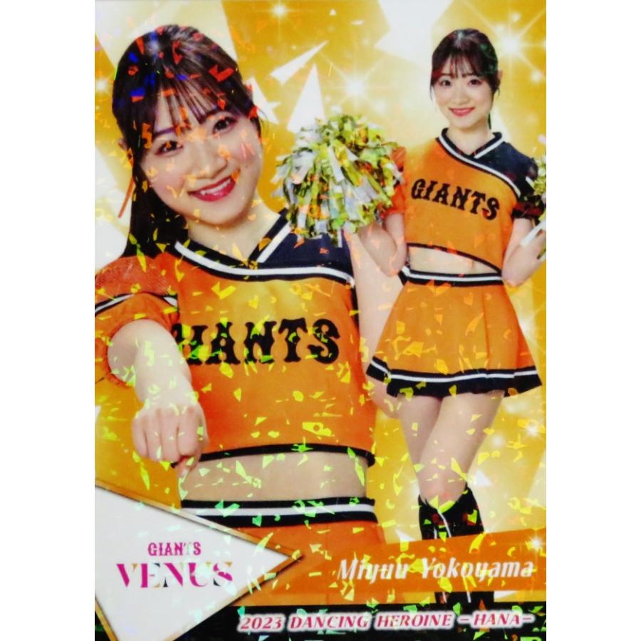 77 【横山みゆう (巨人/VENUS)】BBM プロ野球チアリーダーカード2023 -華- レギュラーパラレル : スポーツカード ...