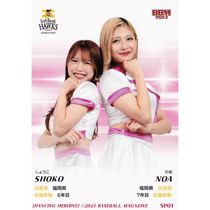 SP01 【SHOKO & NOA (ソフトバンク/Honeys)】BBM プロ野球チアリーダーカード2023 -華- インサート : スポーツカード ジャンバラヤ - 通販 - Yahoo ...