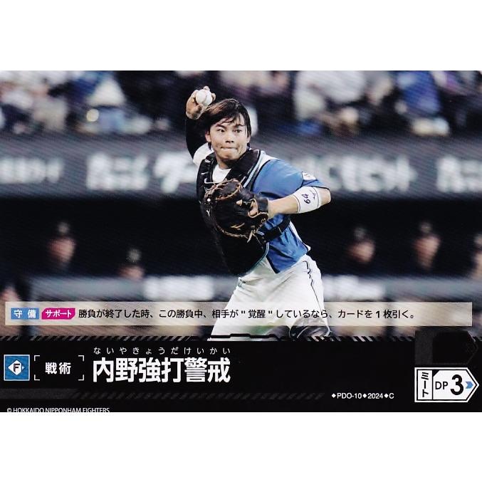 PDC10【内野強打警戒(田宮裕涼)/北海道日本ハムファイターズ】2024 ブシロード プロ野球DREAM ORDER セ・リーグ ブースター ...