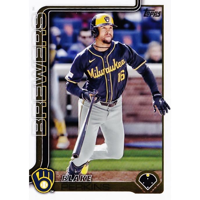 47 【Blake Perkins/Milwaukee Brewers】2025 Topps Baseball Series 1 MLB ...