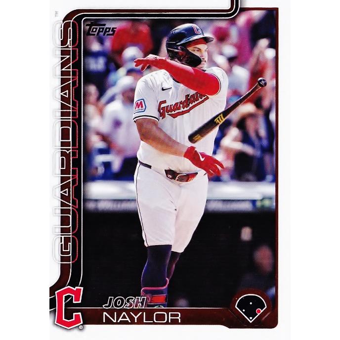 322 【Josh Naylor/Cleveland Guardians】2025 Topps Baseball Series 1 MLB ...