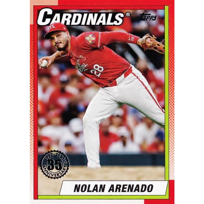 T90-52【Nolan Arenado/St. Louis Cardinals】2025 Topps Baseball Series 1 ...