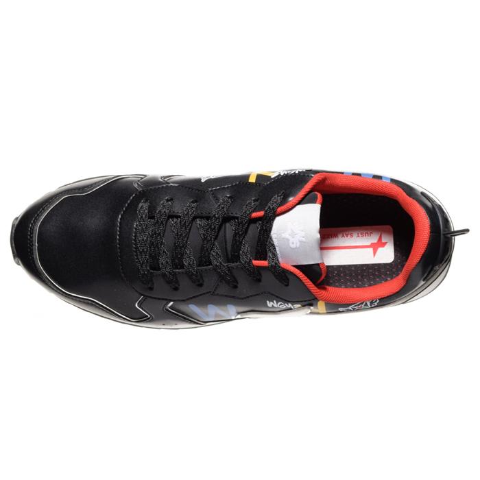 ウィズ W6YZ スニーカー メンズ JM241-1A70 BLK 41-44 JET-1A70 日本限定モデル LOVE＆PEACE 厚底 WIZZ : fs-jm241-1a70 ...