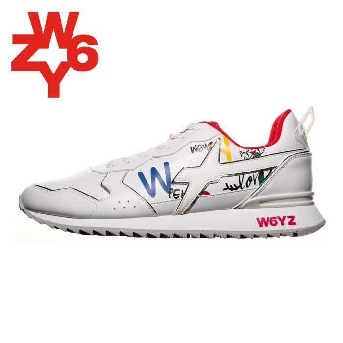 ウィズ W6YZ スニーカー メンズ JM241-2N86 WHT 41-44 JET-2N86 日本限定モデル LOVE＆PEACE 厚底 WIZZ : fs-jm241-2n86 ...