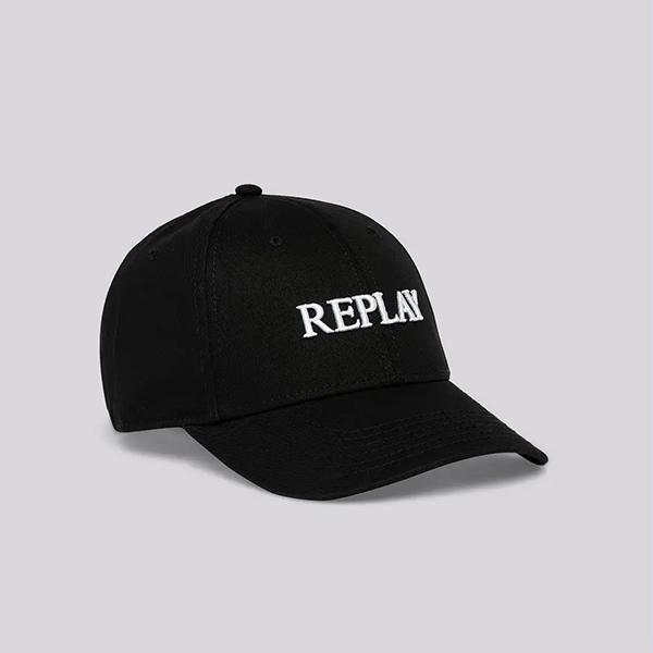 REPLAY リプレイ ベースボールキャップ ユニセックス AX4161.002.A0113 WHT BLK F ホワイト ブラック CAP ...