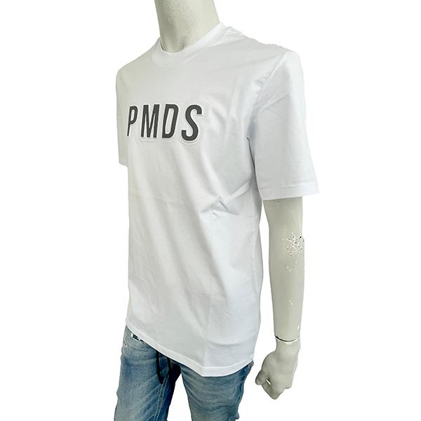 P.M.D.S. 半袖Tシャツ メンズ S24TS207 HAMIT ショートスリーブ LEON掲載ブランド レギュラーフィット イタリア製 PMDS 並行輸入品 メール便対応 : JAM ...