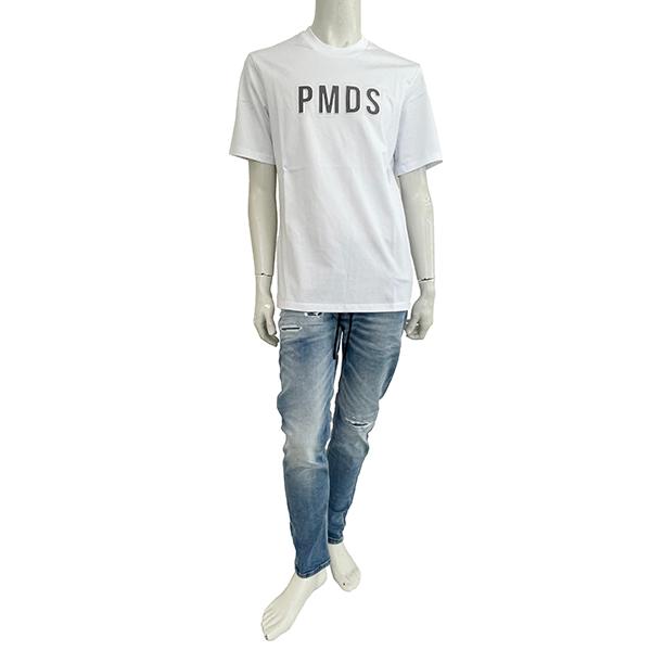 P.M.D.S. 半袖Tシャツ メンズ S24TS207 HAMIT ショートスリーブ LEON掲載ブランド レギュラーフィット イタリア製 PMDS 並行輸入品 メール便対応 :ft ...