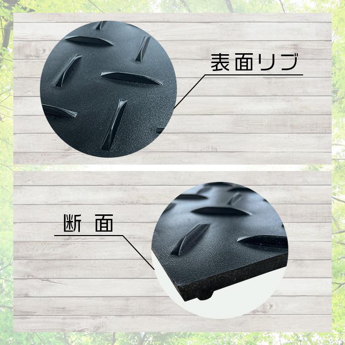 アラオ 樹脂製敷板 ラフボード 48 両面リブ 1枚 AR-4049 1220×2440mm 板厚 ベース12.7mm 両面リブ6mm 約38kg 養生板 AR4049 : 横濱ゼームス商会 ...