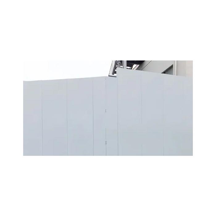 送料別途 フラットパネル VIC 自在コーナー 3m 厚み1.2mm 幅240+240mm 出隅 入隅 コーナー箇所設置 仮囲い 鋼板 VIC ...