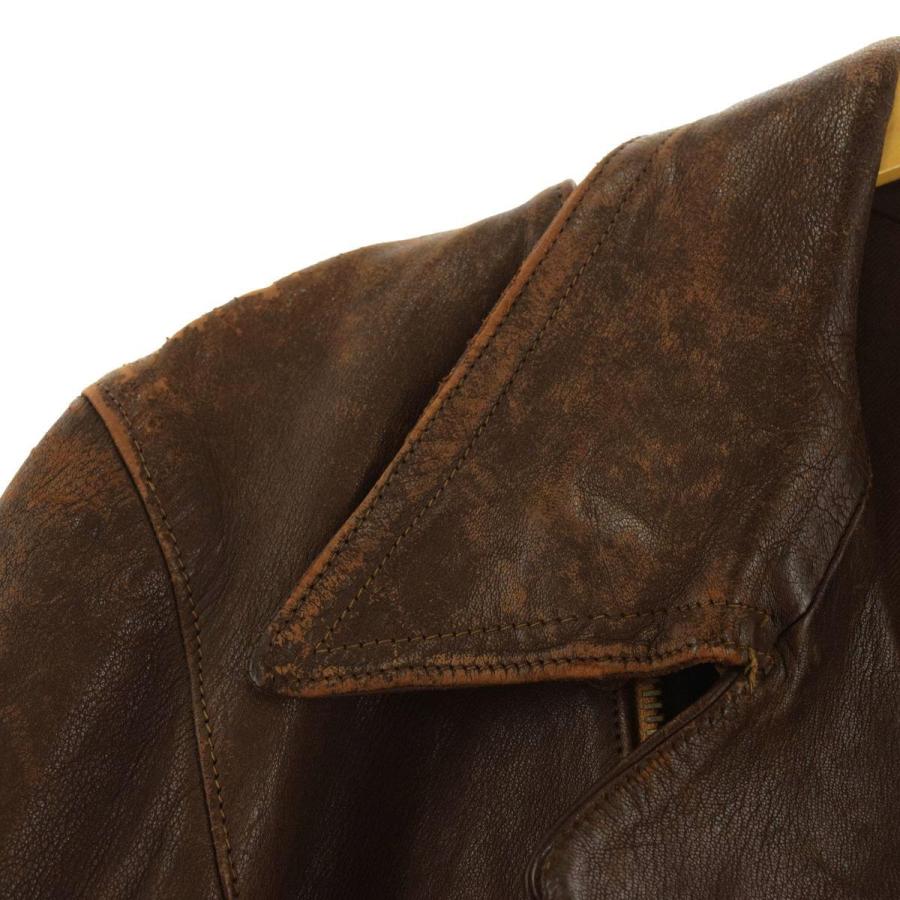 Lewis Leathers 古着 40年代 ルイスレザー D.Lewis ロンジャン Lewis Leathers 古着 40年代 ルイスレザー D.Lewis ロンジャン