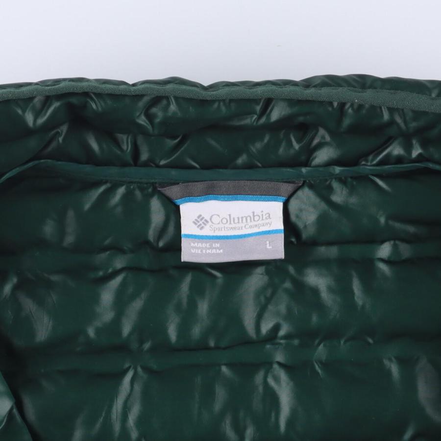 Columbia（コロンビア） 古着 Columbia MICHIGAN STATE ミシガン州立大学 カレッジ ダウンジャケット メンズL ...