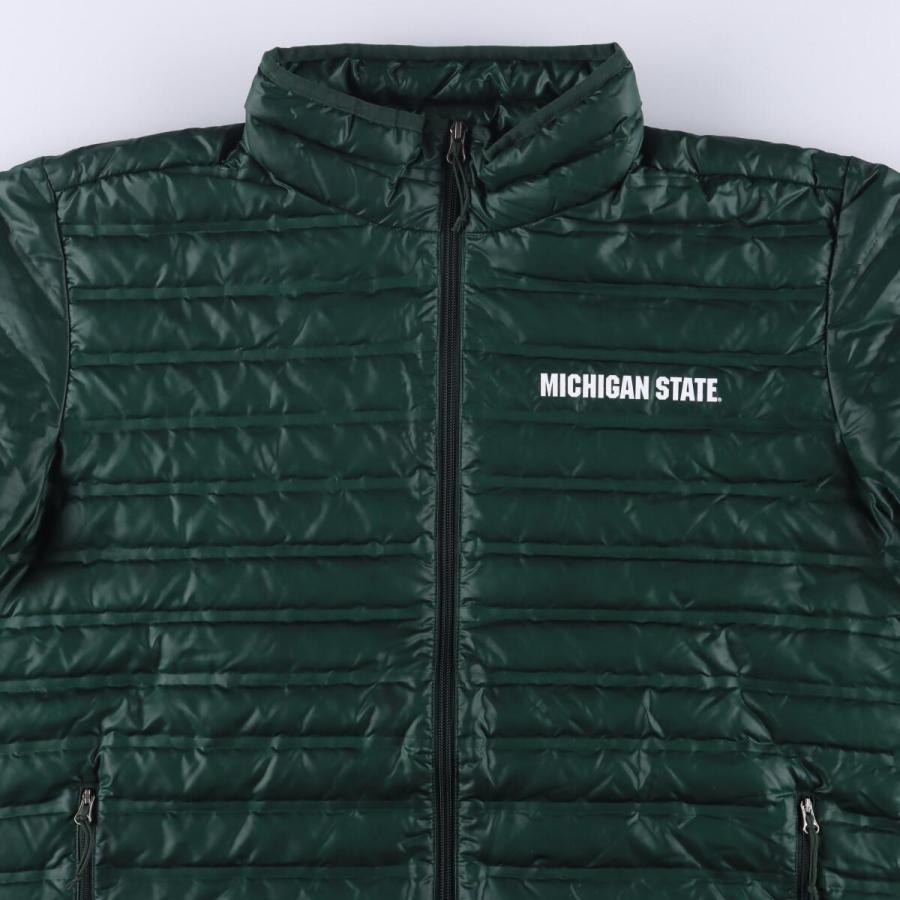 Columbia（コロンビア） 古着 Columbia MICHIGAN STATE ミシガン州立大学 カレッジ ダウンジャケット メンズL ...