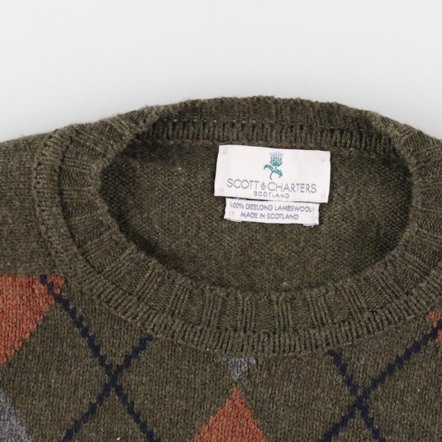 古着 SCOTT and CHARTERS アーガイル柄 ウールニットセーター メンズL /eaa353743 【SS2403】 : 古着屋JAM - 通販 - Yahoo!ショッピング