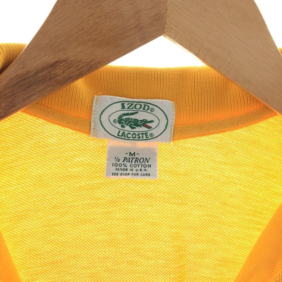 LACOSTE 古着 80年代 ラコステ IZOD 半袖 ポロシャツ USA製 メンズM ヴィンテージ /eaa381684 : 古着屋JAM - 通販 - Yahoo!ショッピング