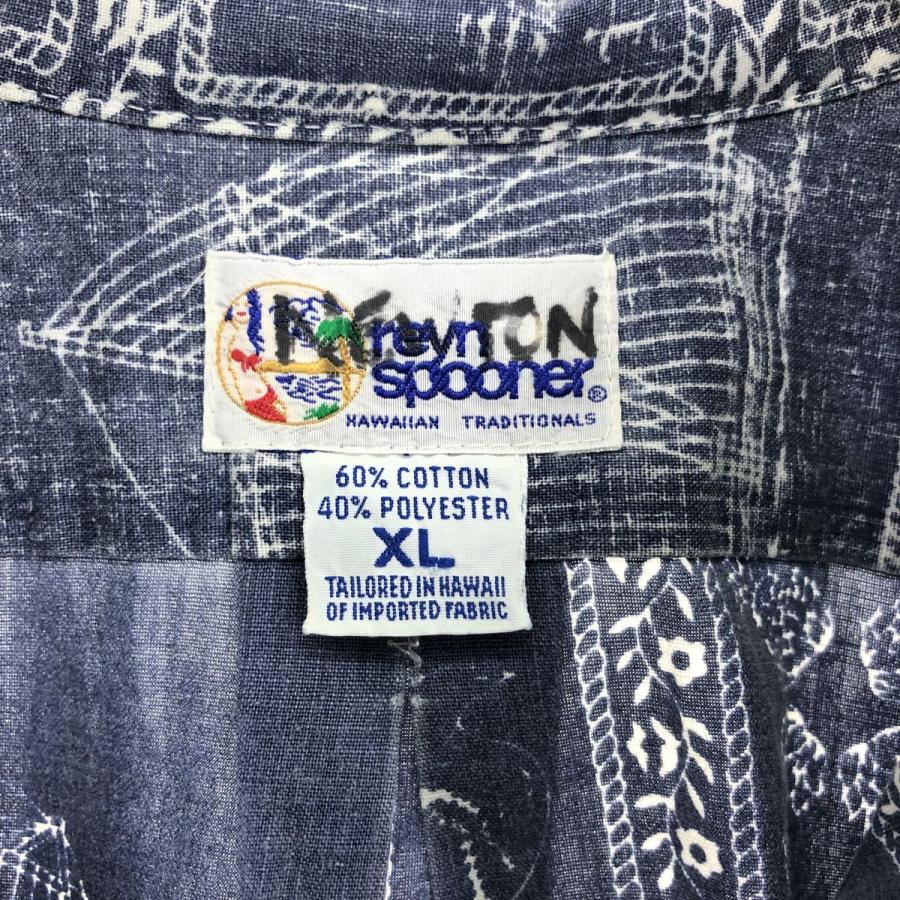 reyn spooner 古着 90年代 レインスプーナー 水着ビキニタグ 総柄 プルオーバー ハワイアンアロハシャツ ハワイ製 メンズXL ヴィンテージ /eaa446746 【SS2409 ...