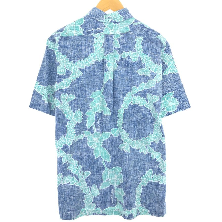 reyn spooner 古着 80年代 レインスプーナー 金タグ ヌードタグ 総柄 プルオーバー ボタンダウン ハワイアンアロハシャツ メンズM /eaa451115 【SS2409_10 ...
