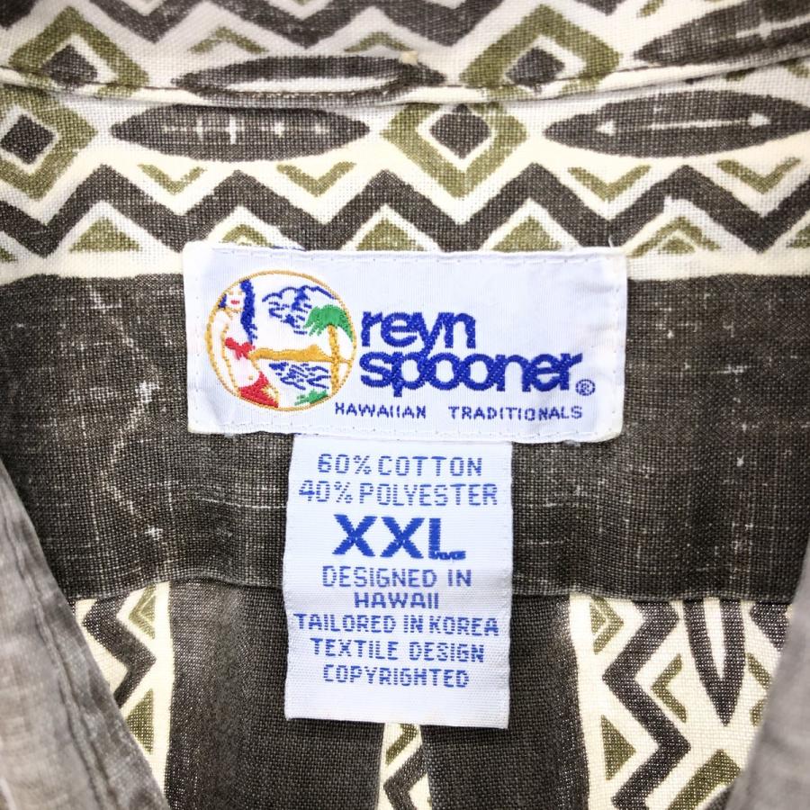 reyn spooner 古着 90年代 レインスプーナー 水着タグ ビキニタグ 総柄 ボタンダウン ハワイアンアロハシャツ メンズXXL ヴィンテージ /eaa452757 【SS2409 ...