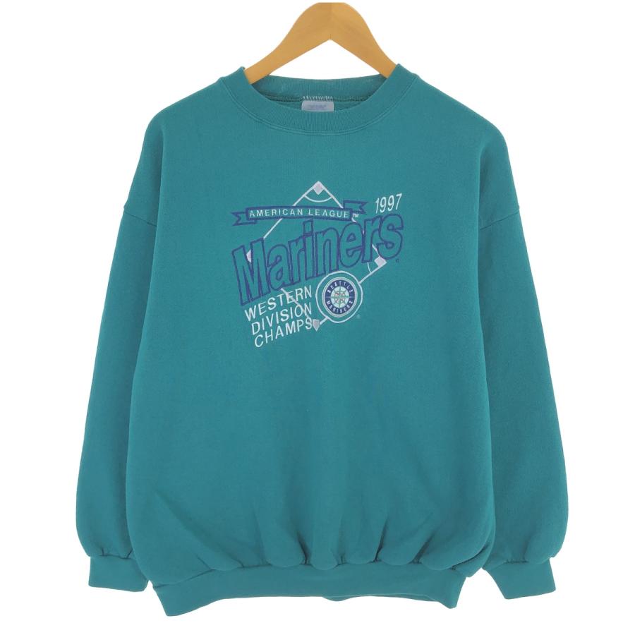古着 90年代 LOGO7 MLB SEATTLE MARINERS シアトルマリナーズ スウェットシャツ トレーナー メンズL相当 ヴィンテージ /eaa455584 : eaa455584 ...