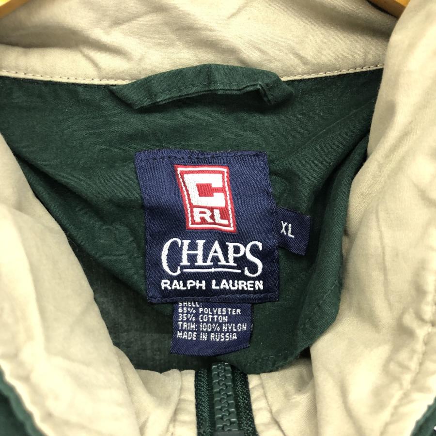 古着 90年代 ラルフローレン CHAPS チャップス ハーフジップ 古着 90年代 ラルフローレン CHAPS チャップス ハーフジップ