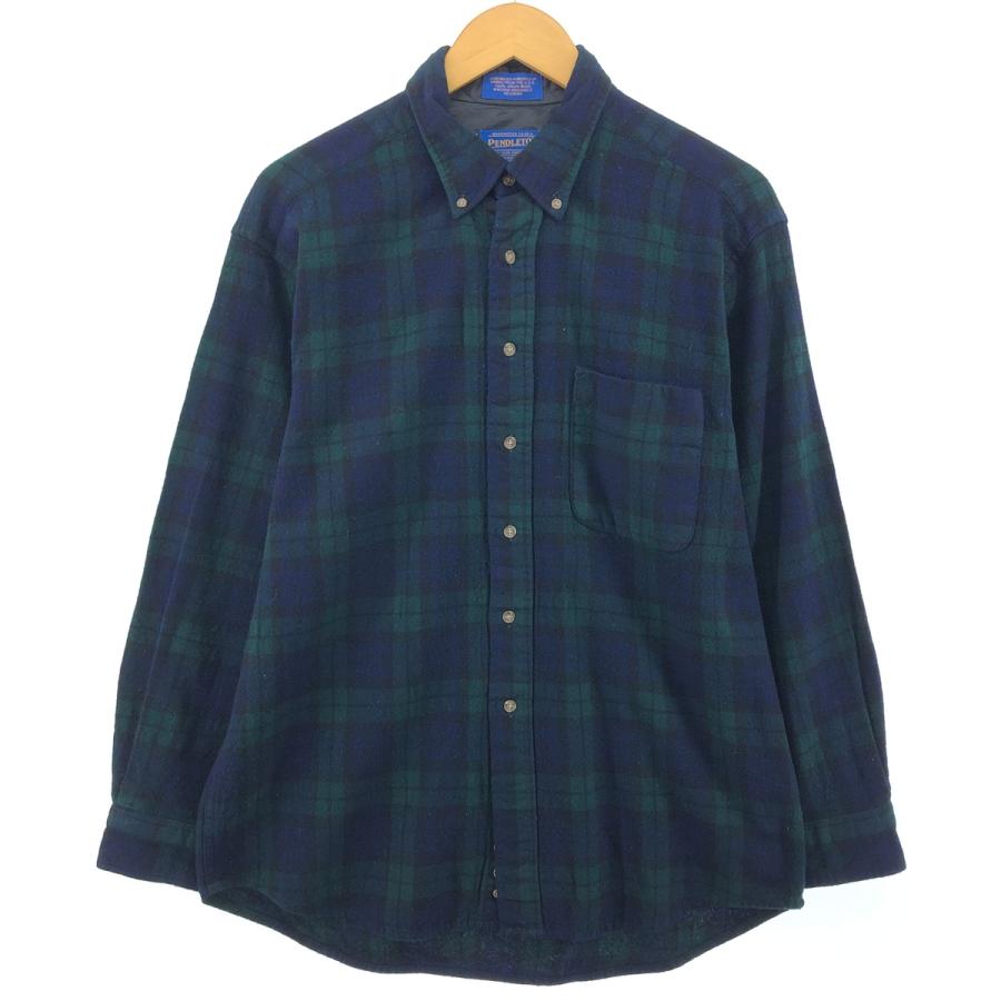 PENDLETON 古着 ペンドルトン チェック柄 ウールボタンダウンシャツ メンズL相当 /eaa493988 : 古着屋JAM - 通販 - Yahoo!ショッピング