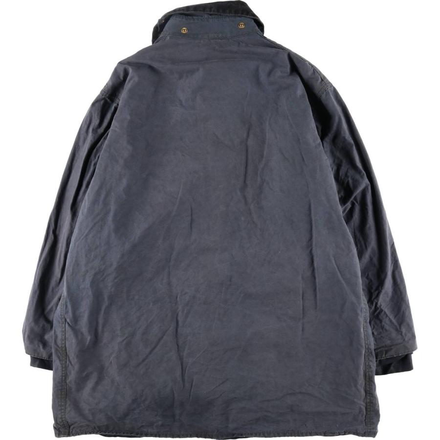 古着 80年代 バブアー ボーダー 旧3ワラント ワックスコットン