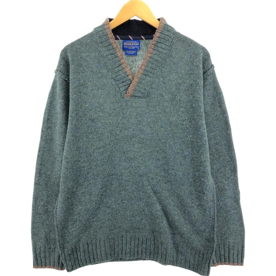古着 ペンドルトン PENDLETON カラーネップ Vネック ウールニットセーター メンズM相当 ヴィンテージ /eaa510334 : eaa510334 : 古着屋JAM - 通販 ...