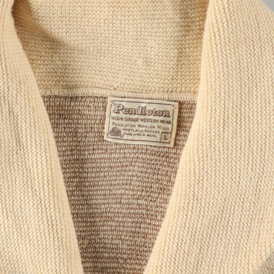 PENDLETON 古着 70~80年代 ネイティブ柄 ショールカラー ウールニットカーディガン USA製 メンズL相当 ヴィンテージ /eaa511737 : 古着屋JAM - 通販 ...
