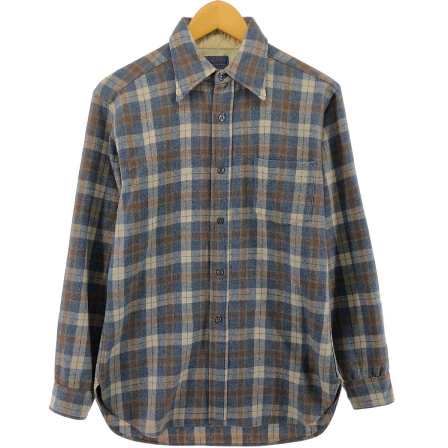 PENDLETON 古着 70年代 ペンドルトン チェック柄 ウールシャツ USA製 メンズM相当 ヴィンテージ /eaa512808 : 古着屋JAM - 通販 - Yahoo!ショッピング