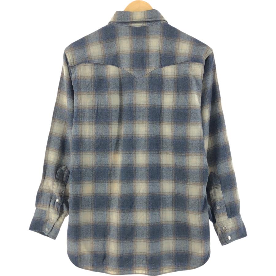 PENDLETON 古着 70年代 ペンドルトン オンブレチェック ウールウエスタンシャツ メンズL相当 ヴィンテージ /eaa533800 : 古着屋JAM - 通販 - Yahoo!ショッピング